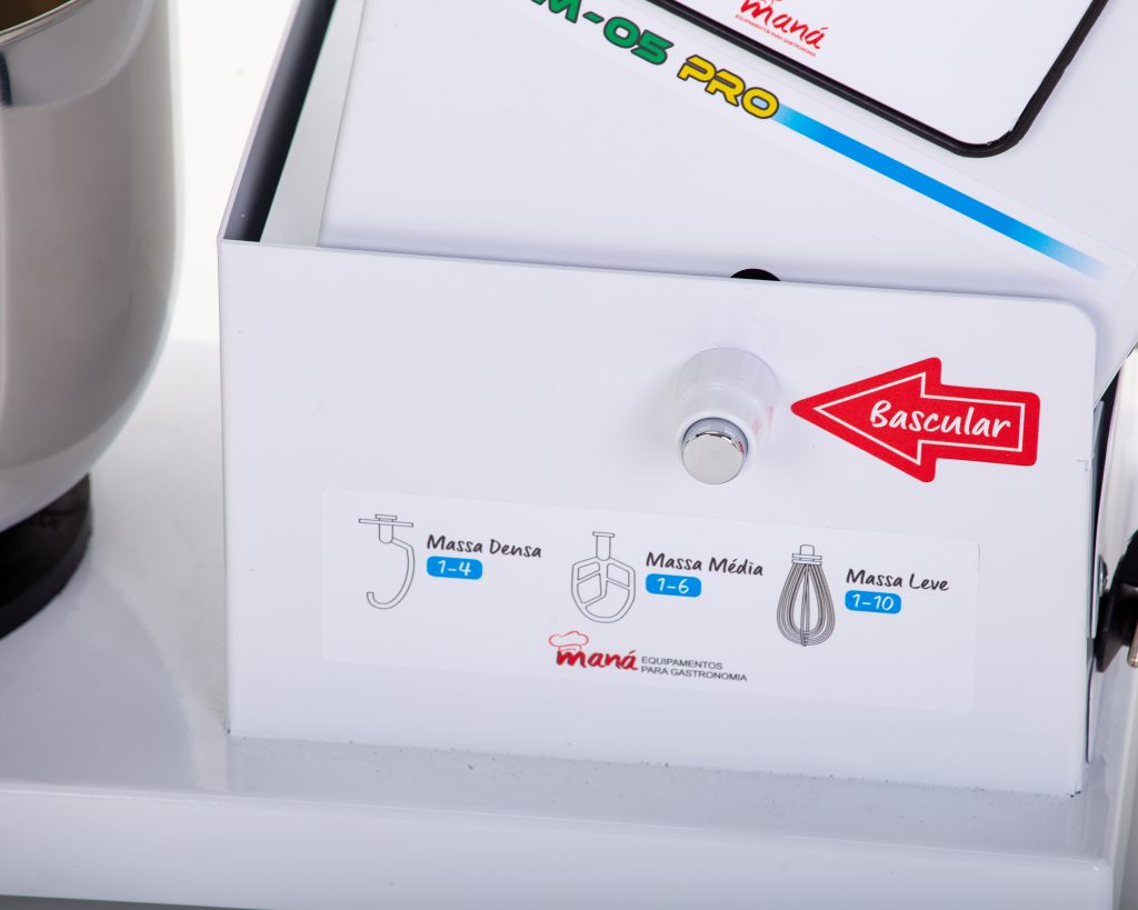 BPM-5 Pro | Batedeira Planetária Maná 5 Litros Profissional - mana